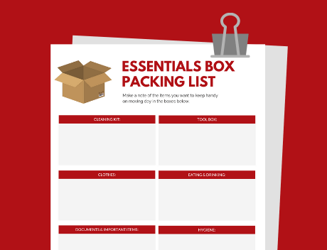 Tips for Packing an Essentials Box for Moving House