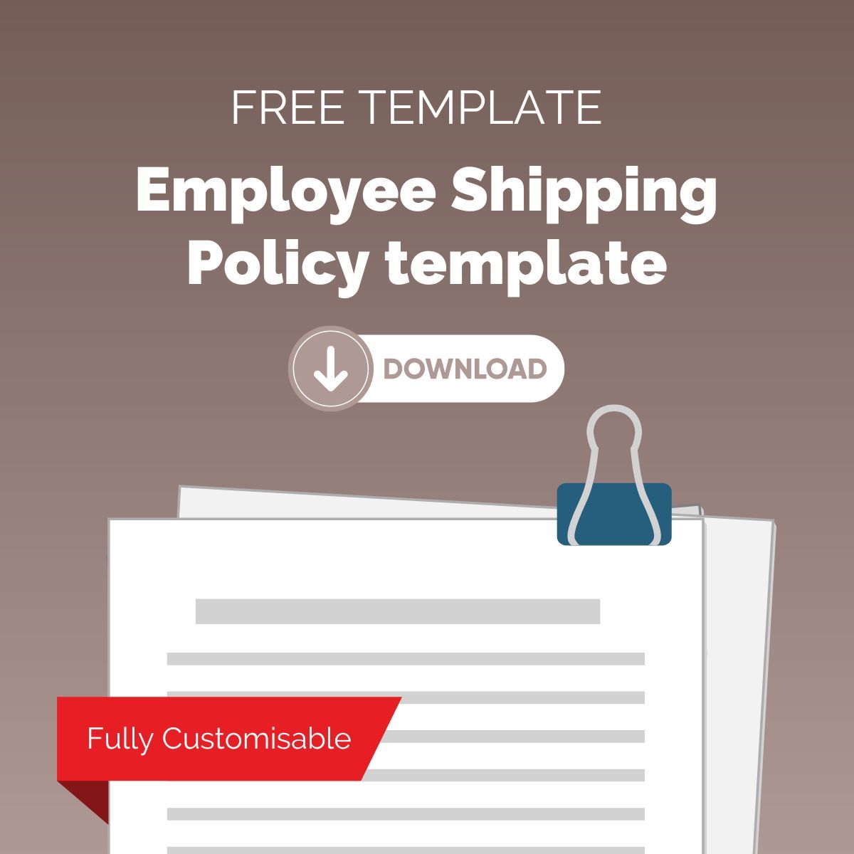 Employee Relocation Shipping Policy Template
