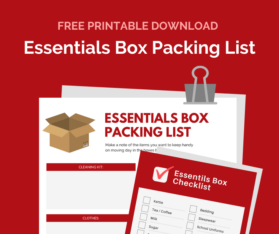 Tips for Packing an Essentials Box for Moving House